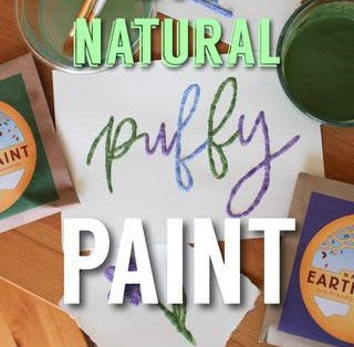 DIY Natural & Colorful Puffy Paint – Natural Earth Paint