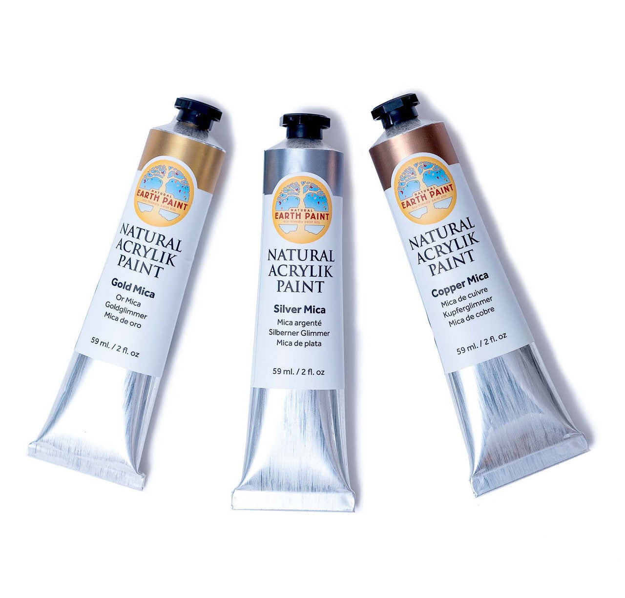 Natural Mica Acrylik Paint Set - Fluid or Heavy Body – Natural Earth Paint