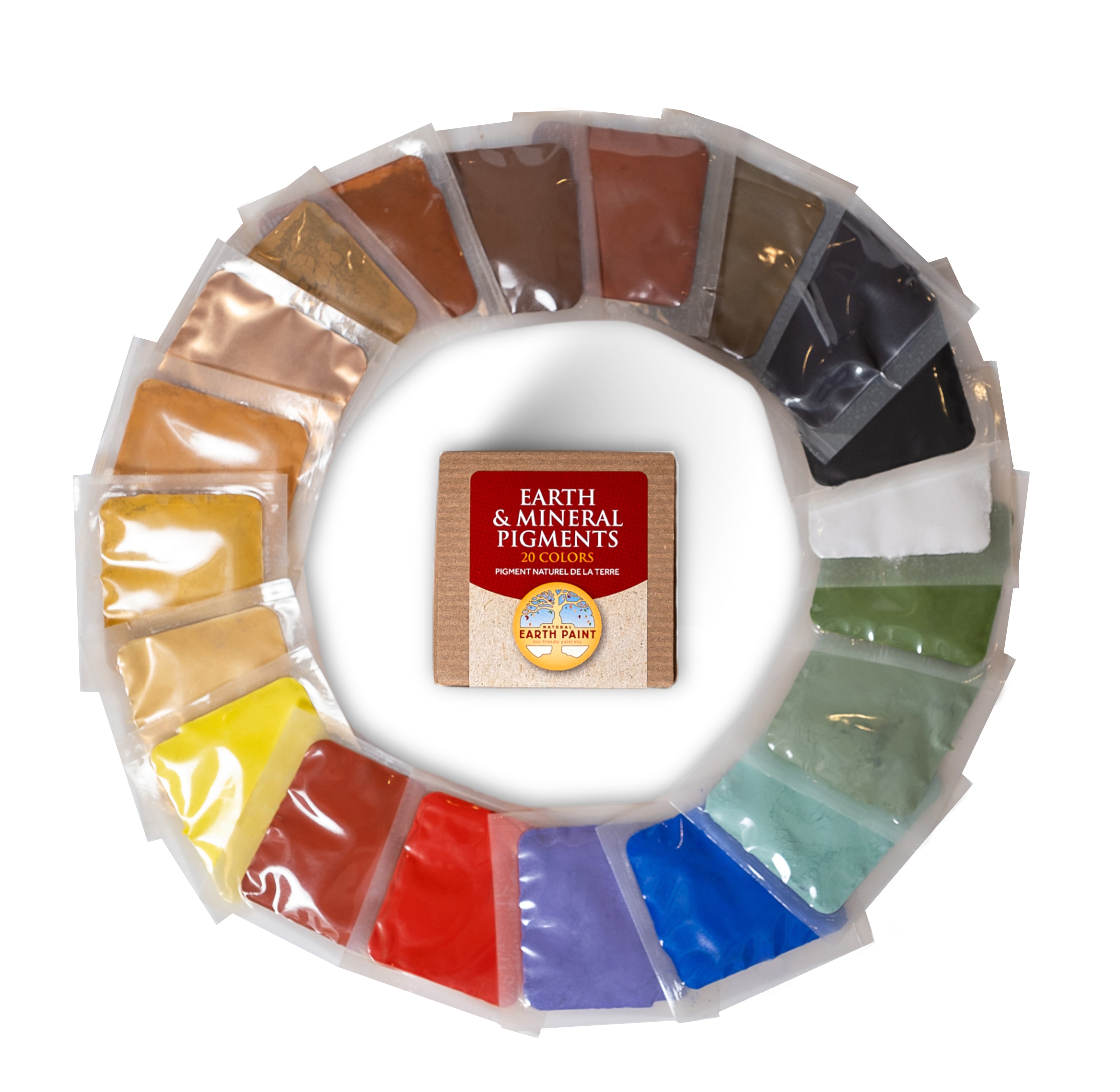 Earth & Mineral Pigments Sample Pack (20 colors) – Natural Earth Paint